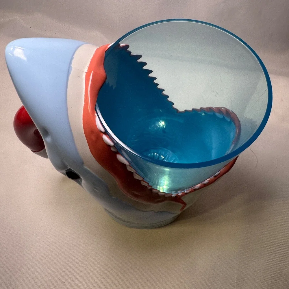 Megalodon | Dining | Megalodon Shark Souvenir Cup 3d Sculpted Head Life ...